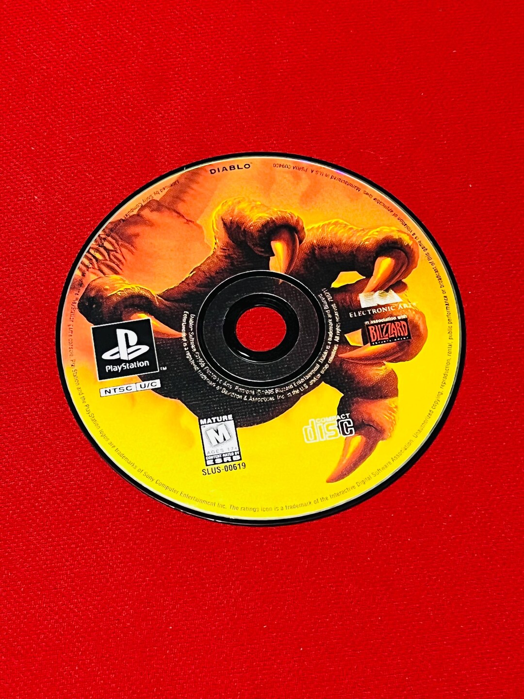 1998 Vintage Diablo Rare! Original Playstation (ps1)multiplayer RPG ...