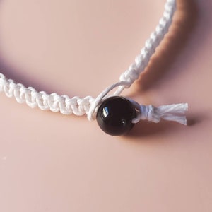 Evil Eye Protection Thin Hemp Bracelet Hemp Anklet Hemp Jewelry Macrame ...