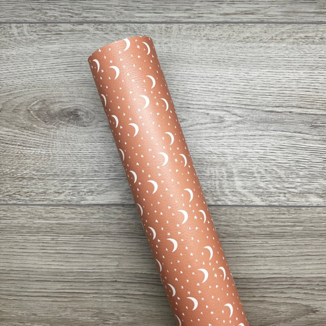 Boho 142 Terra Cotta Moons Custom Faux Leather - Etsy