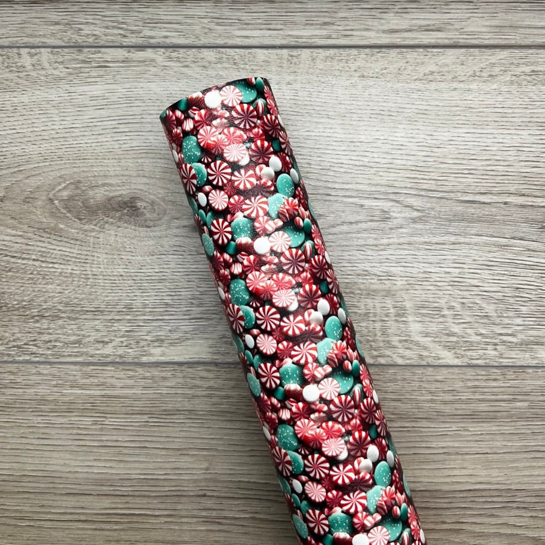 Peppermint Candies Custom Faux Leather - Etsy