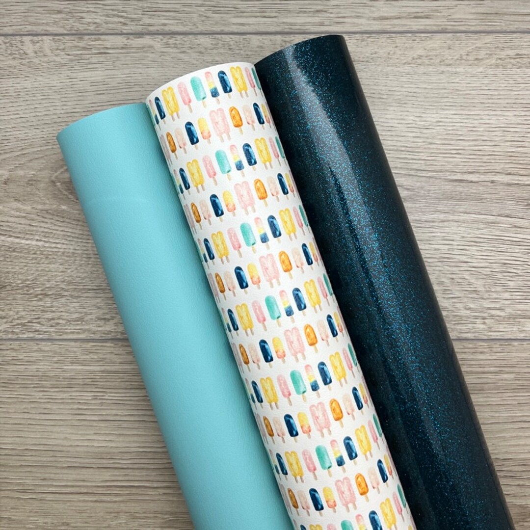 Watercolor Popsicles Set Custom Faux Leather - Etsy