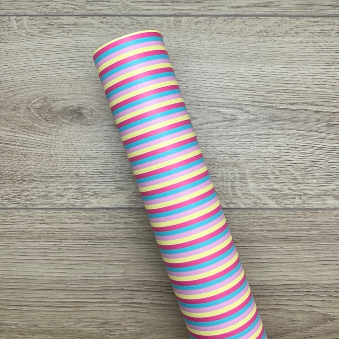 Chocolate Bunny Stripes Custom Faux Leather - Etsy