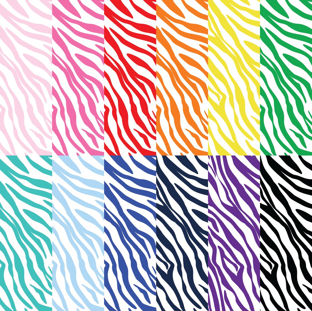 Basic Zebra Sheet Custom Faux Leather - Etsy