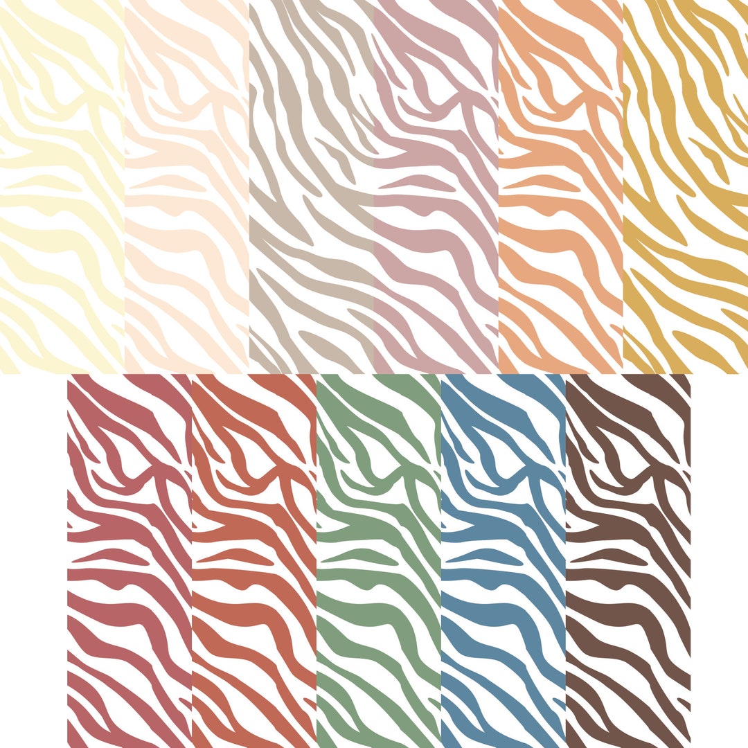 Basic Boho Zebra Custom Faux Leather - Etsy