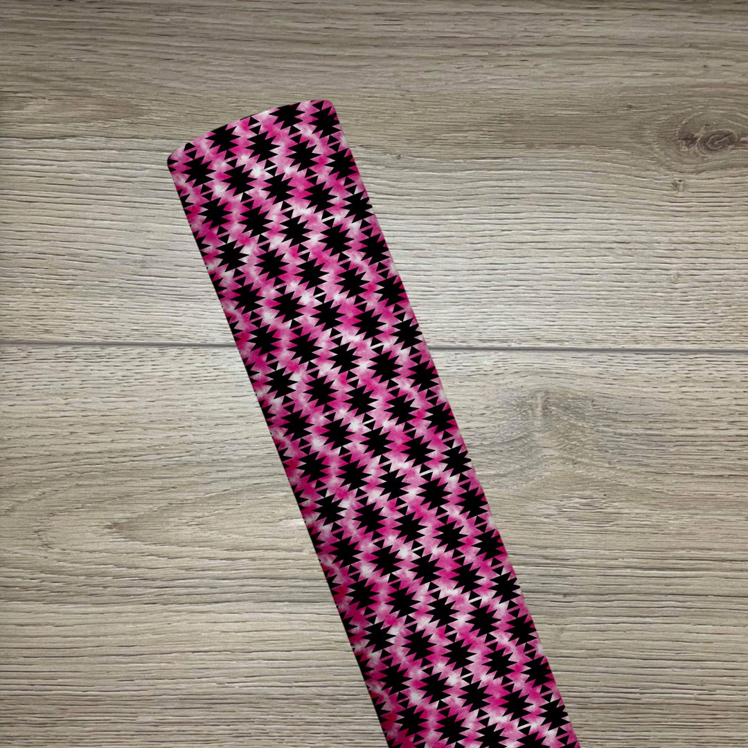 Western 14 Pink Aztec Cowhide Custom Faux Leather - Etsy