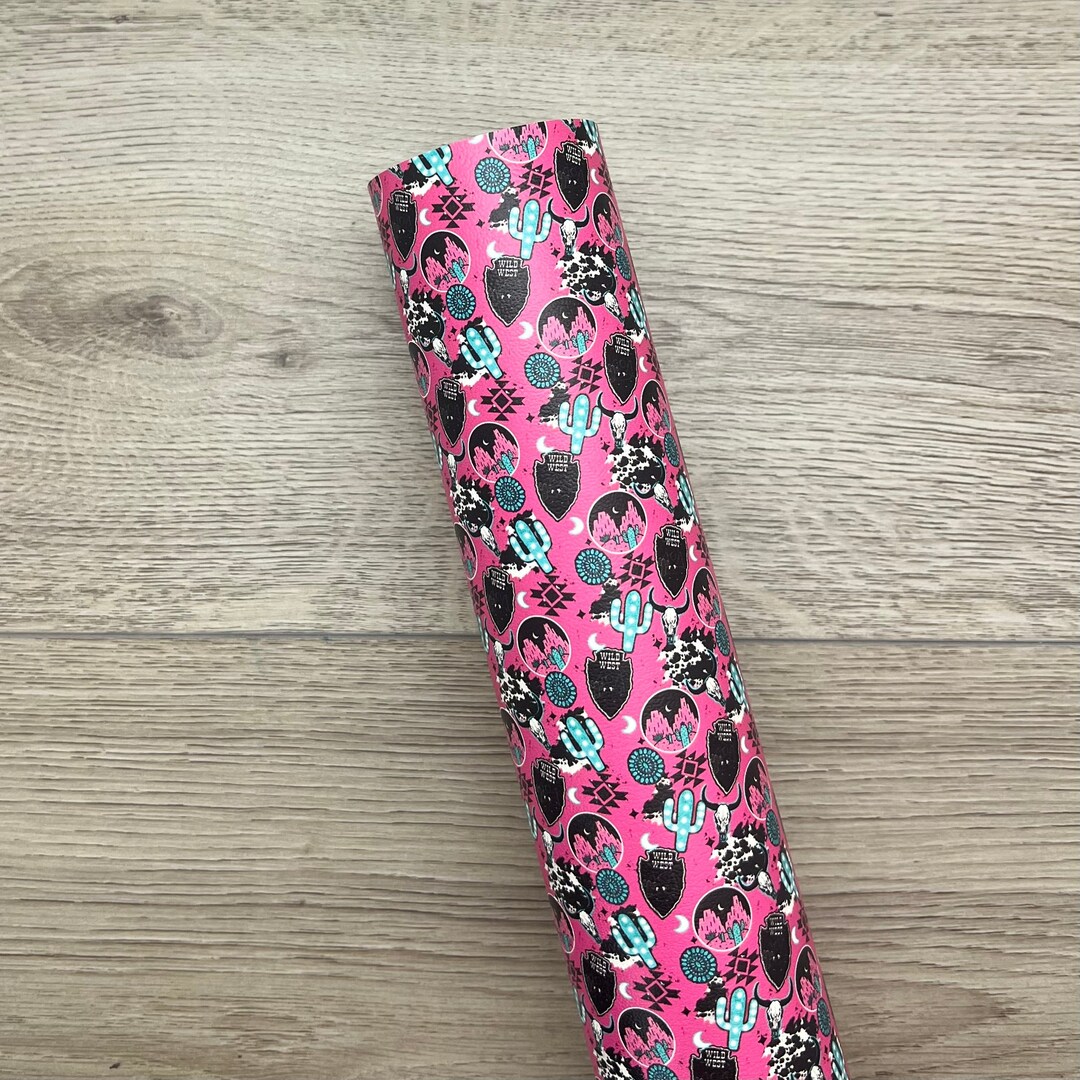 Pink Wild West Custom Faux Leather - Etsy