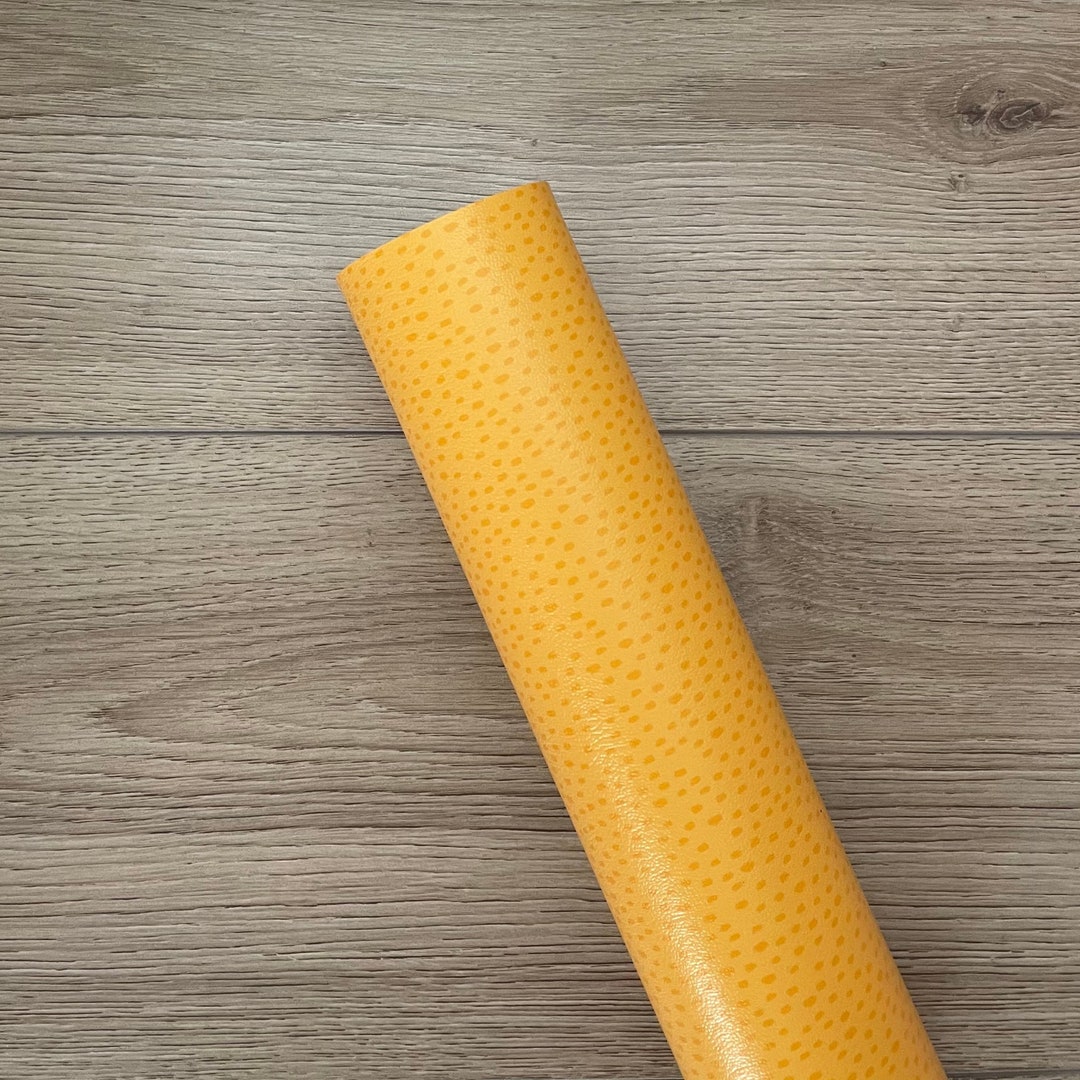 Yellow Dashes Custom Faux Leather - Etsy