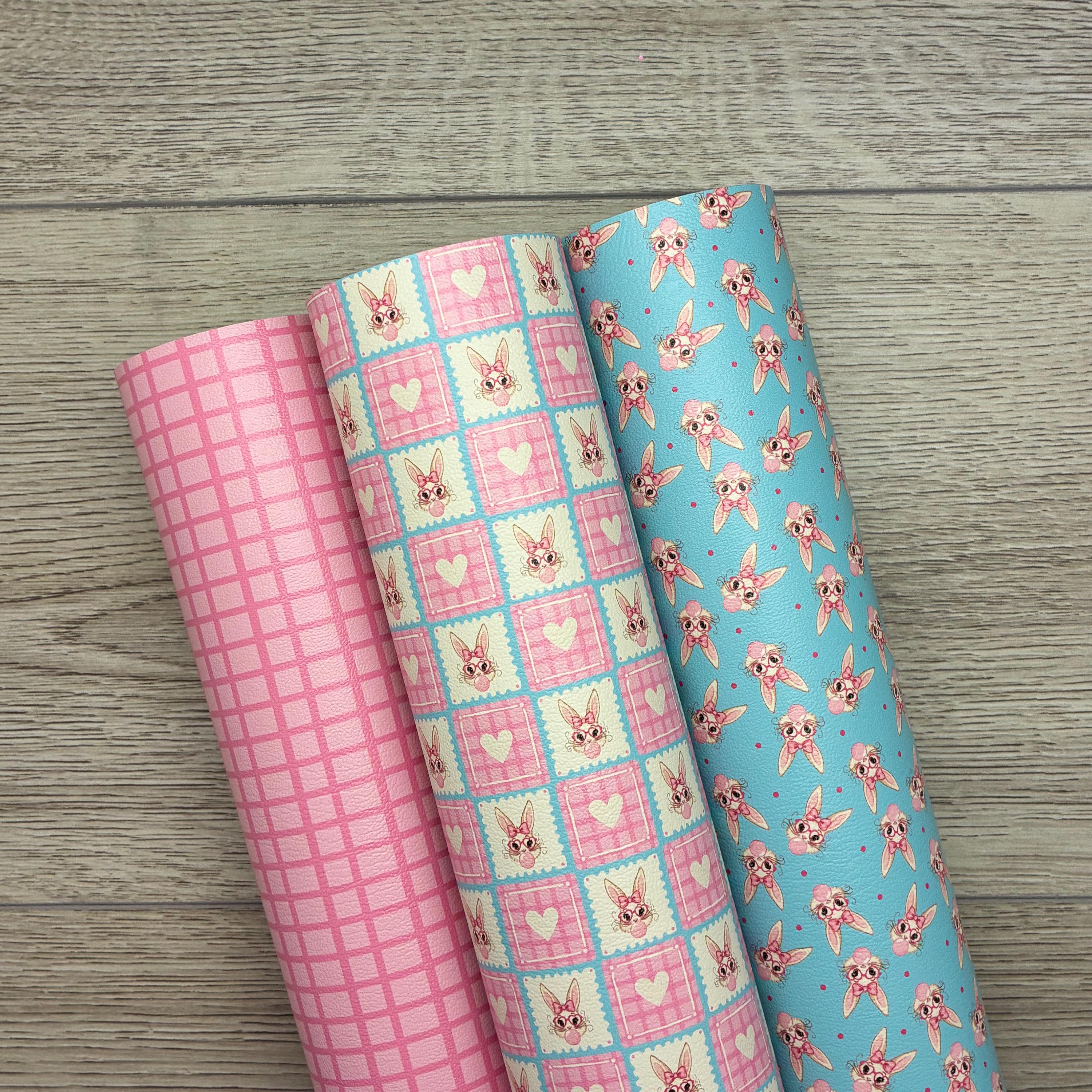 Easter Bunny Bubblegum Checkers Set Custom Faux Leather - Etsy