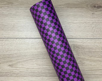 Purple Checkers - Etsy