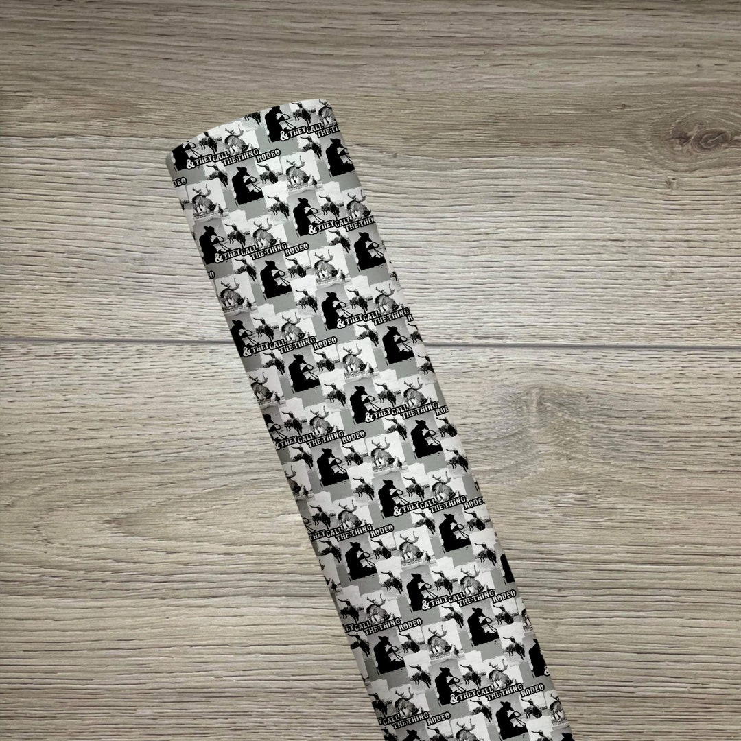 Western 30 BW Rodeo Custom Faux Leather - Etsy