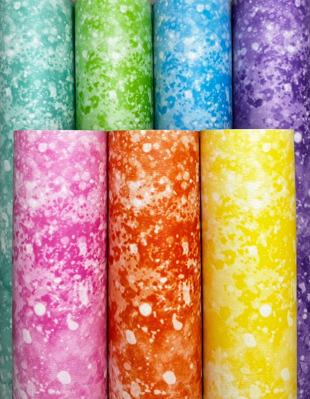Paint Splatter Set Custom Faux Leather - Etsy