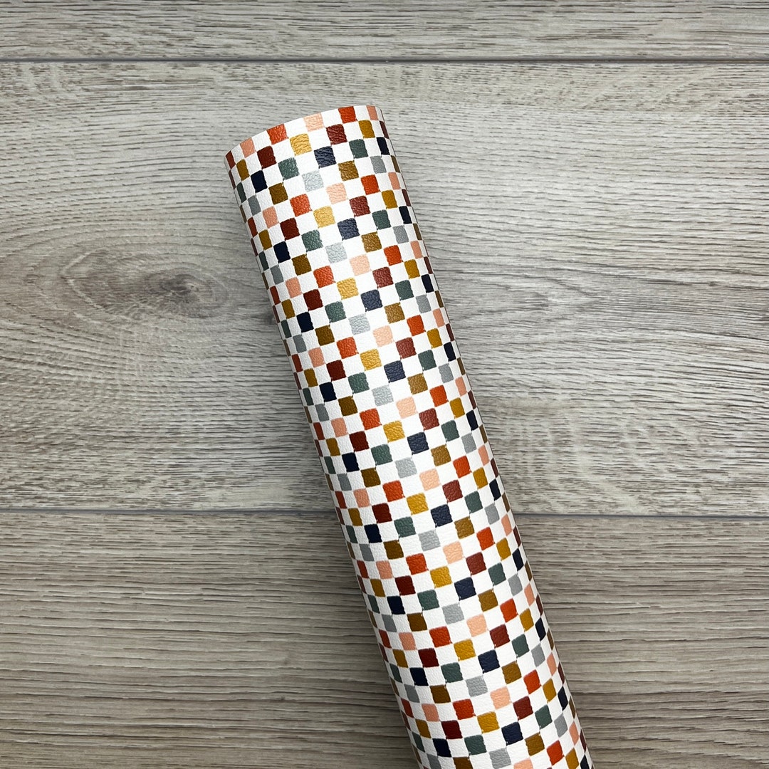 Boho 202 Butterfly Checkers Custom Faux Leather - Etsy