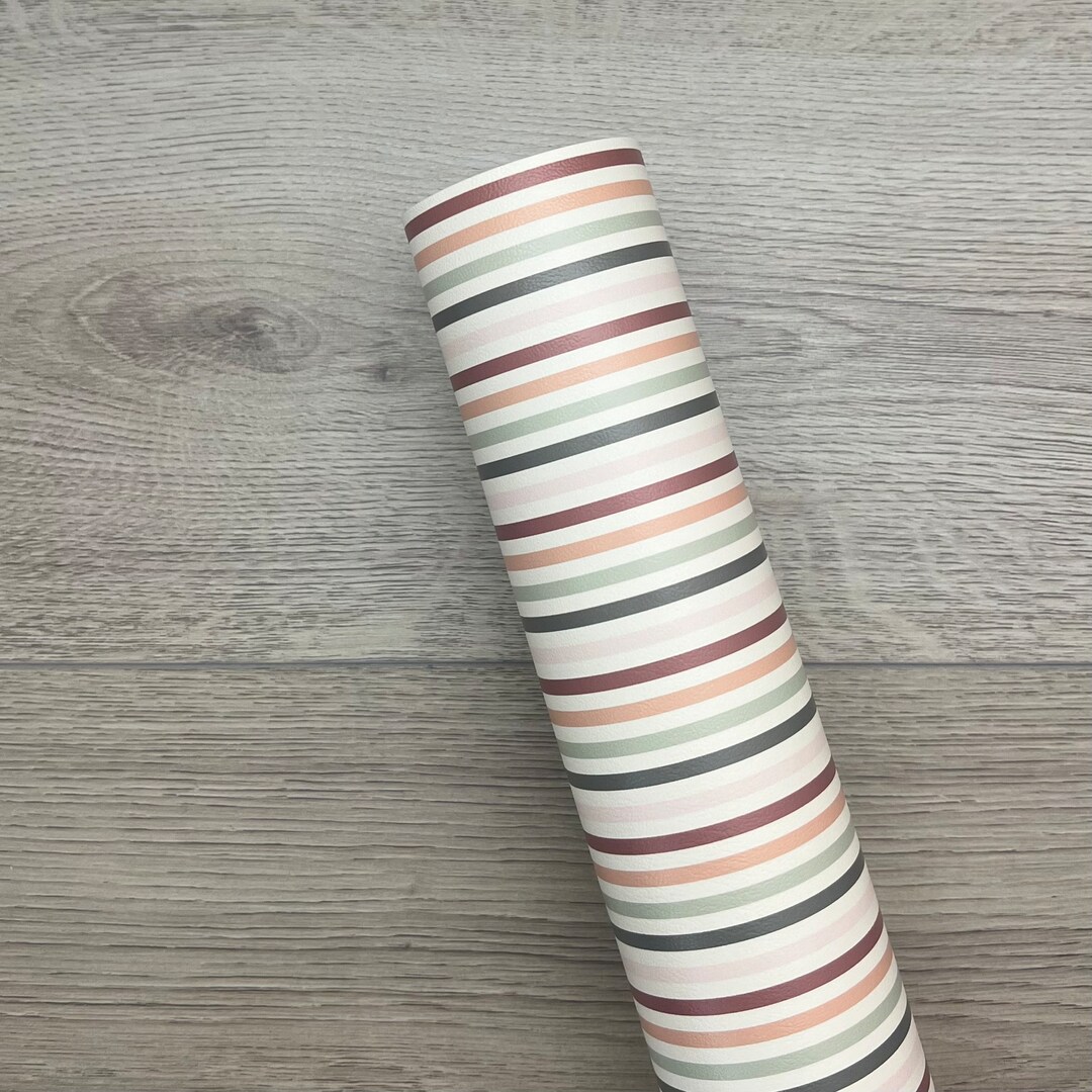 Bunny Floral Stripes Custom Faux Leather - Etsy