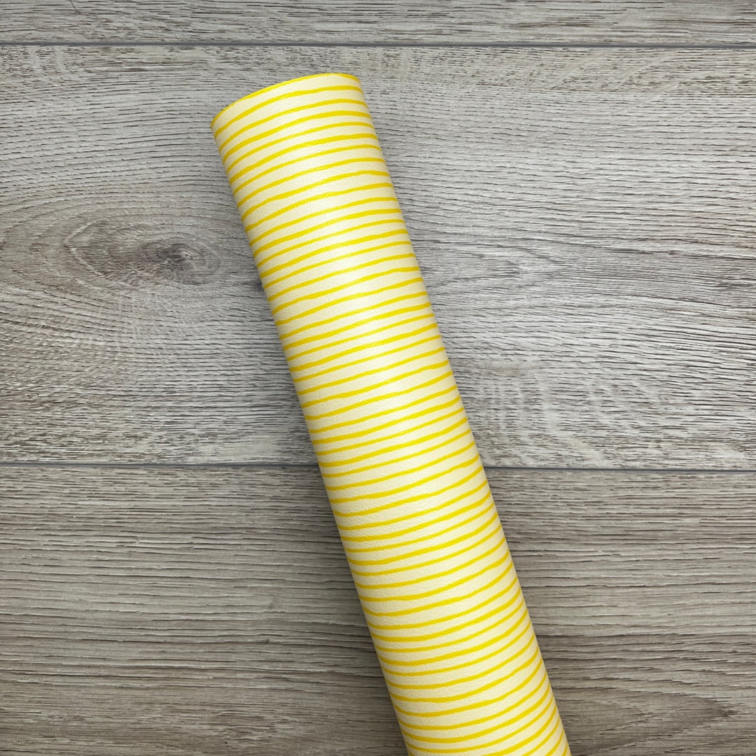 Honey Bee Stripes 125 Custom Faux Leather - Etsy