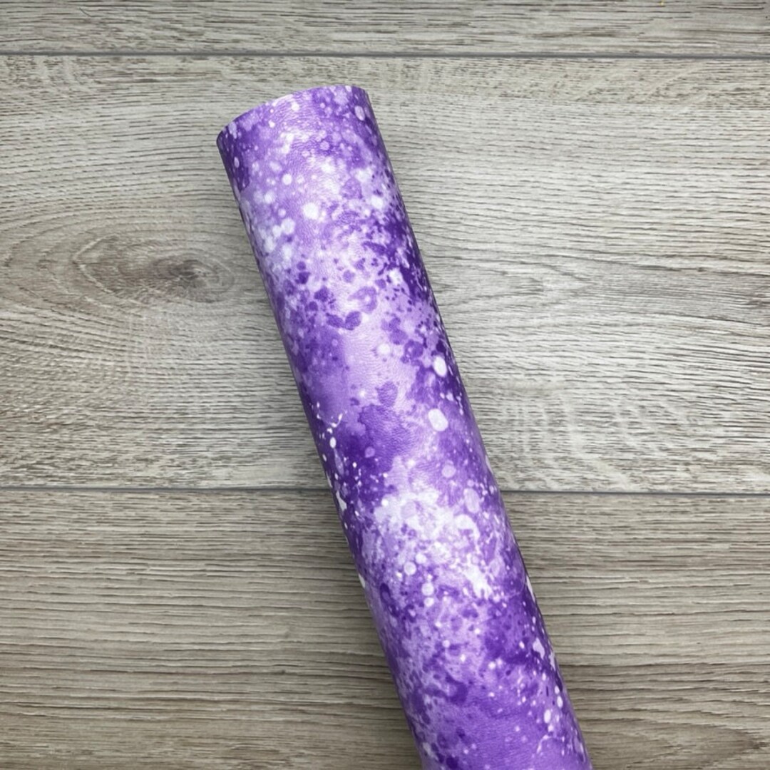 Paint Splatter Purple Custom Faux Leather - Etsy