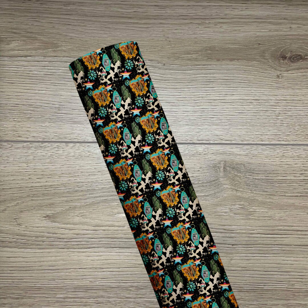 Western 5 Turquoise Collage Custom Faux Leather - Etsy