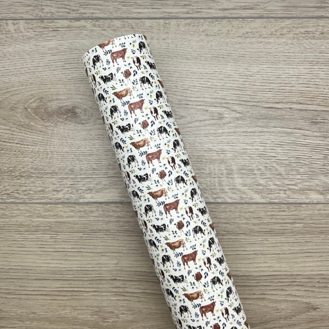 Fields of Cows Custom Faux Leather - Etsy