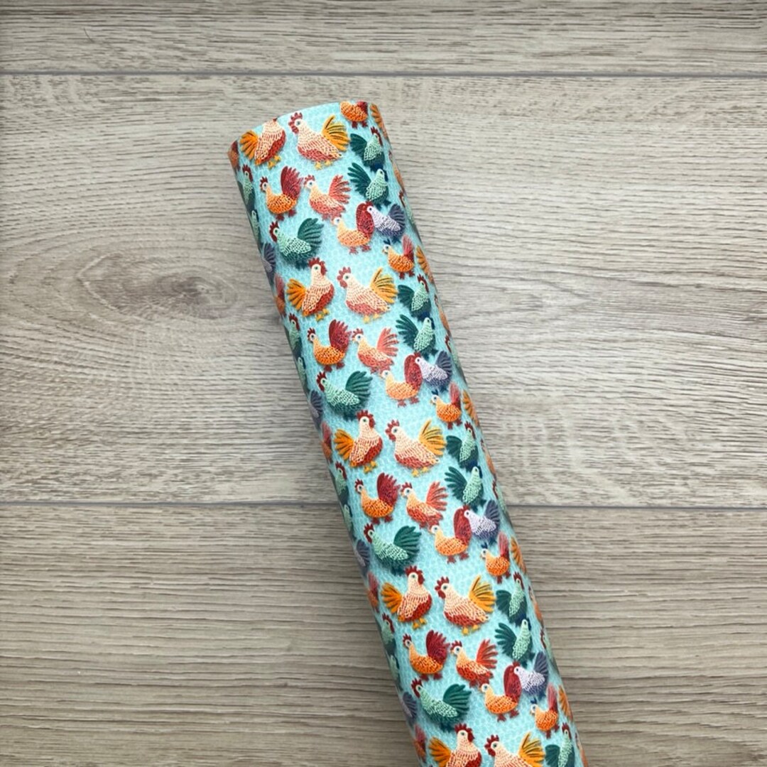 Grandma's Chickens Custom Faux Leather - Etsy