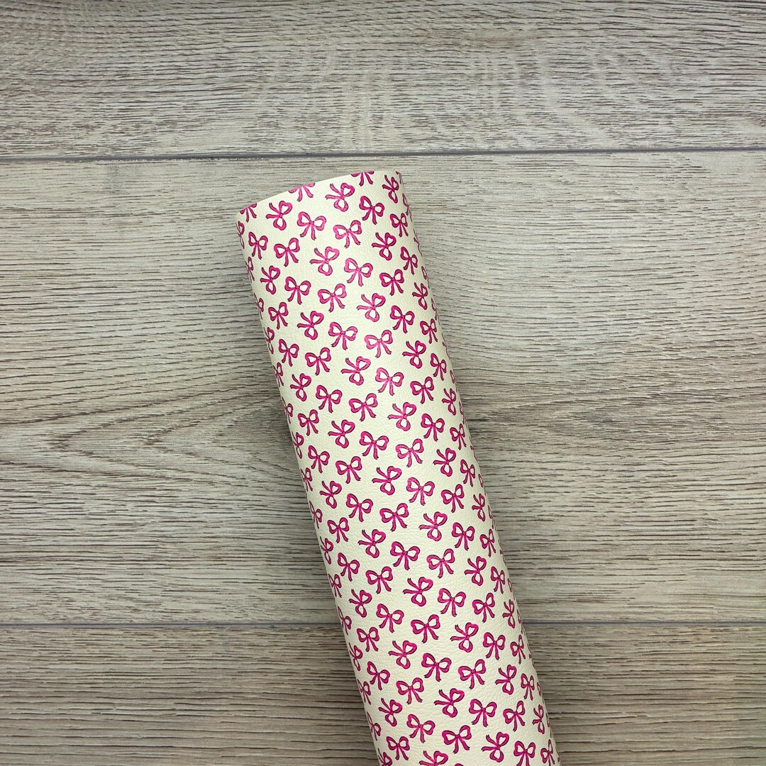 Checker Board Bows Pink Bows Custom Faux Leather - Etsy