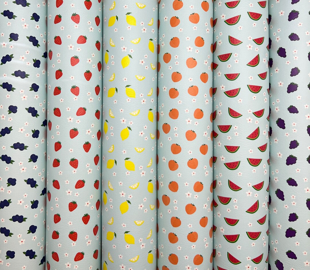 Daisy Fruits Set Custom Faux Leather - Etsy