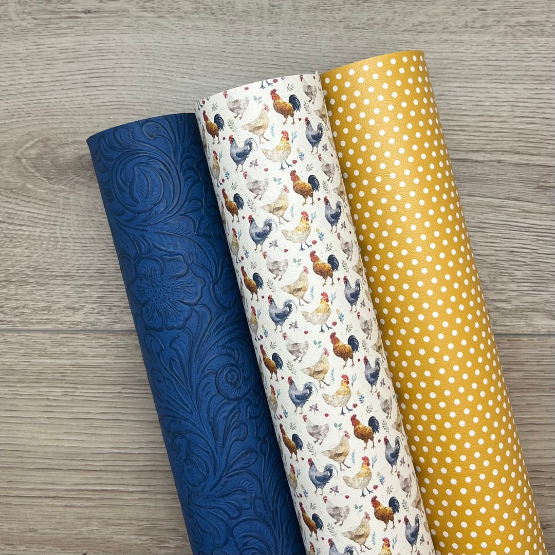 Carin's Chickens Set Custom Faux Leather - Etsy