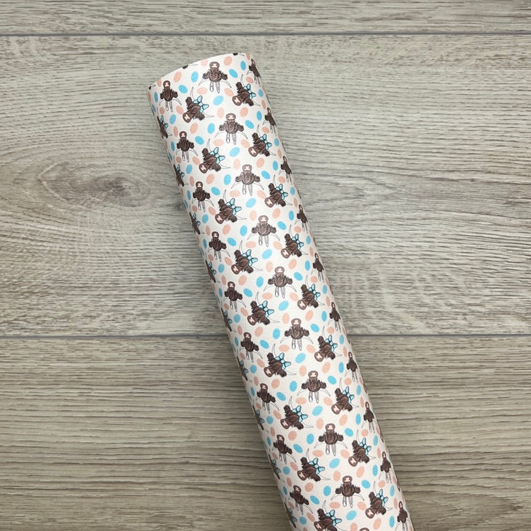 Highland Cow Bunnies Custom Faux Leather - Etsy