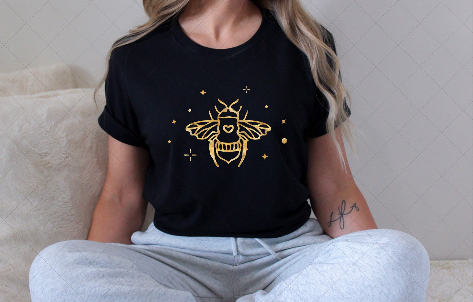 Gold Foil Bee PNG Bundle, Golden Bee PNG, Gold Bees PNG, Gold Glitter ...