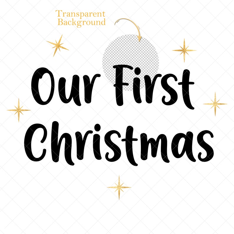 Gold Foil Christmas Overlays, Merry Christmas Clip Art, Gold Christmas ...