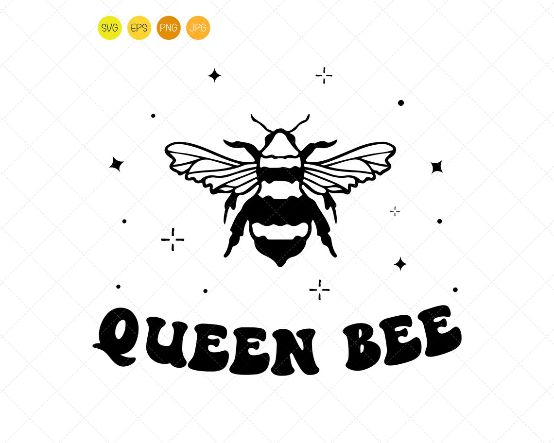 Queen Bee SVG Phrases QUOTES Clip Art Svg Bee Overlay SVG - Etsy Australia
