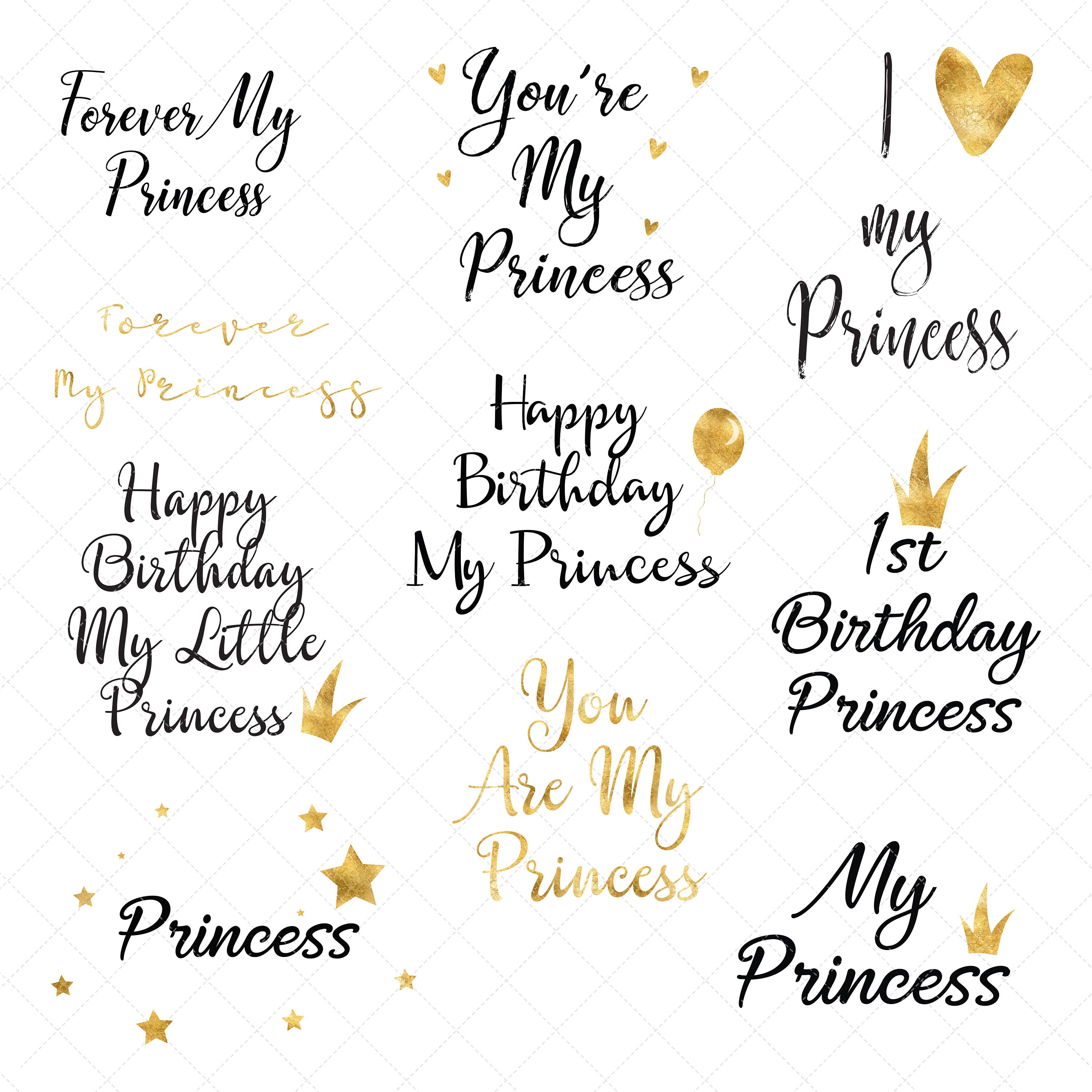 Princess Word Art