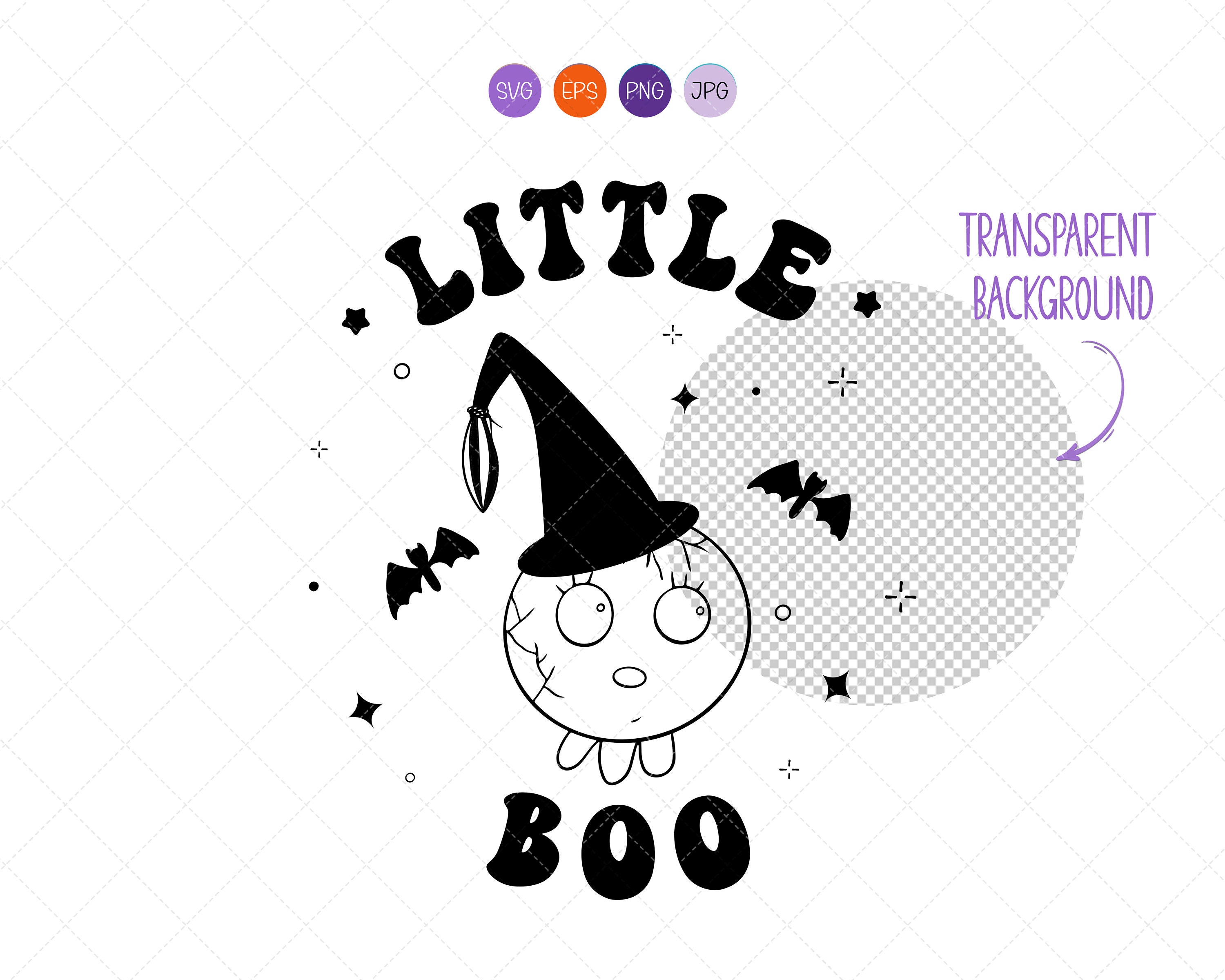 Little Boo SVG, Spooky Boo Svg, Halloween Phrase, QUOTE Clip Art ...