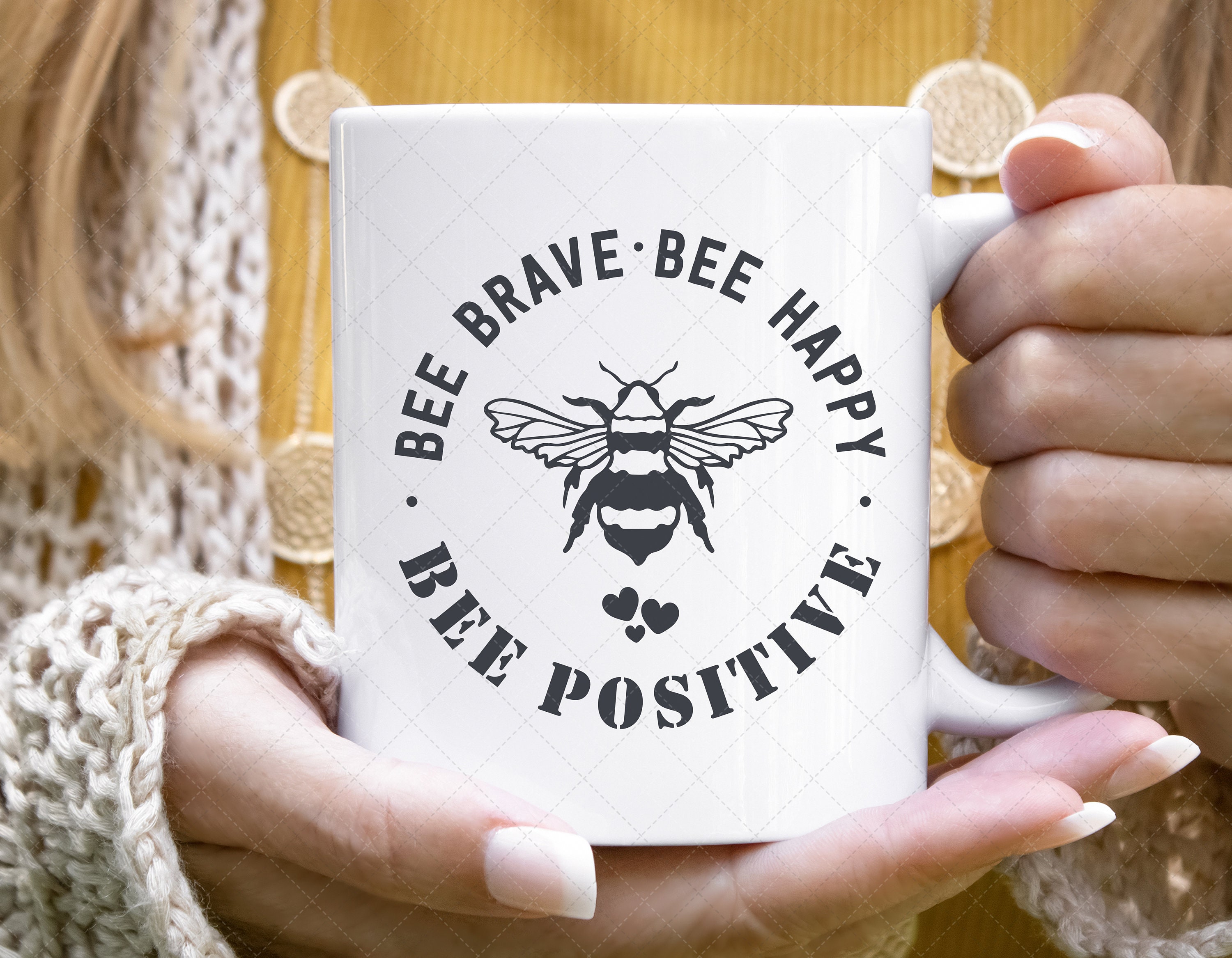 Bee Brave Svg, Cute Bee Overlay, BEE Svg Saying, Bee Happy Svg, Bee ...