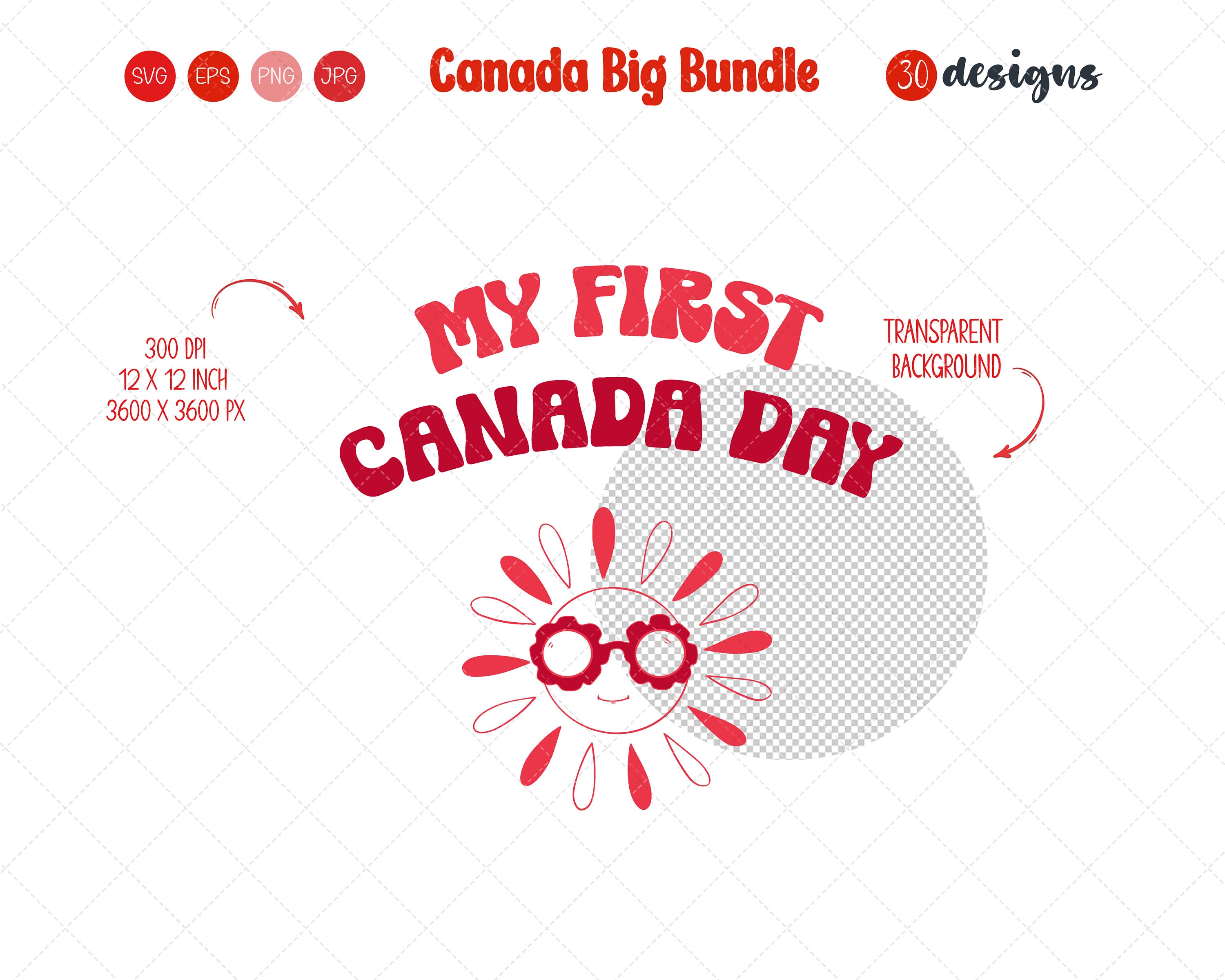 Canada Day SVG, Big Canada Bundle Svg, Canada Day Svg, Family Clipart ...