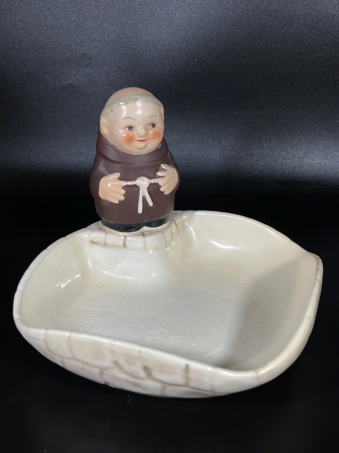 Vintage W Goebel Friar Tuck Monk Trinket Dish Western Germany 1956 - Etsy