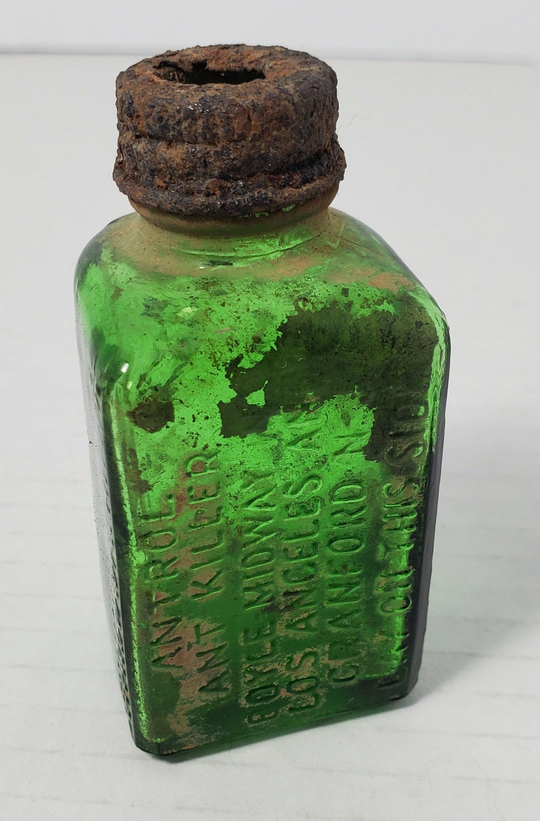 Antique Antrol Ant Killer Green Embossed Poison Bottle - Etsy