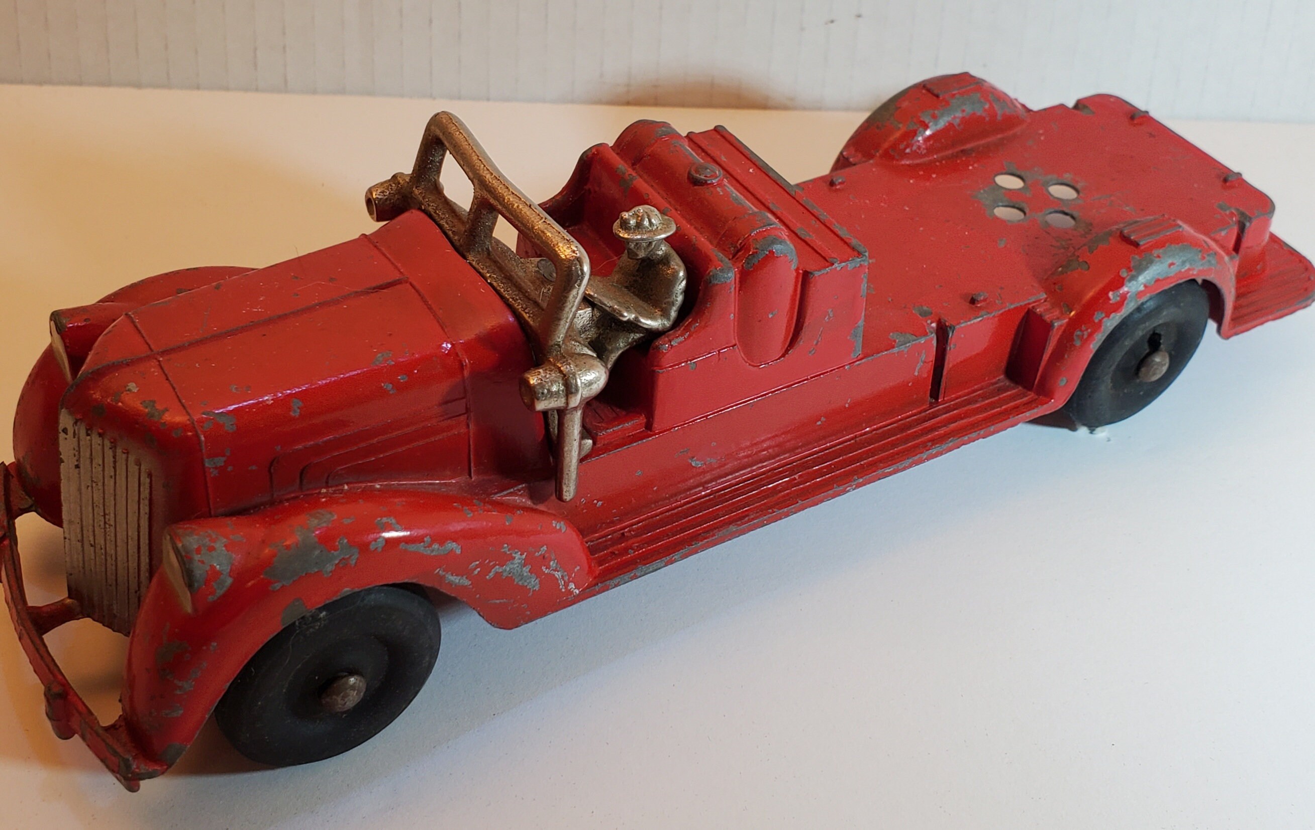Vintage Hubley Toy Fire Truck - Etsy