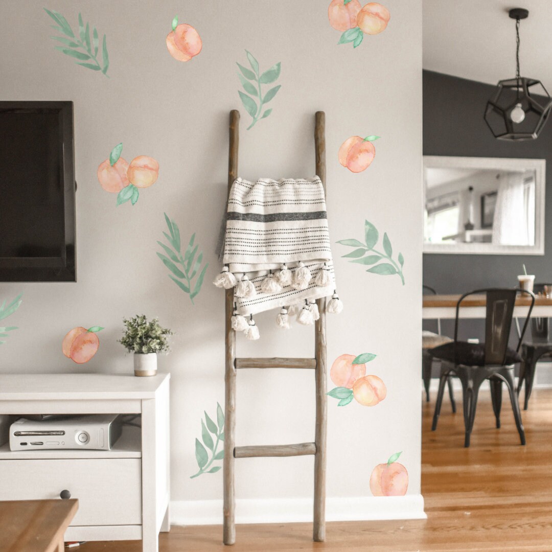 Peaches Wall Decals - Etsy