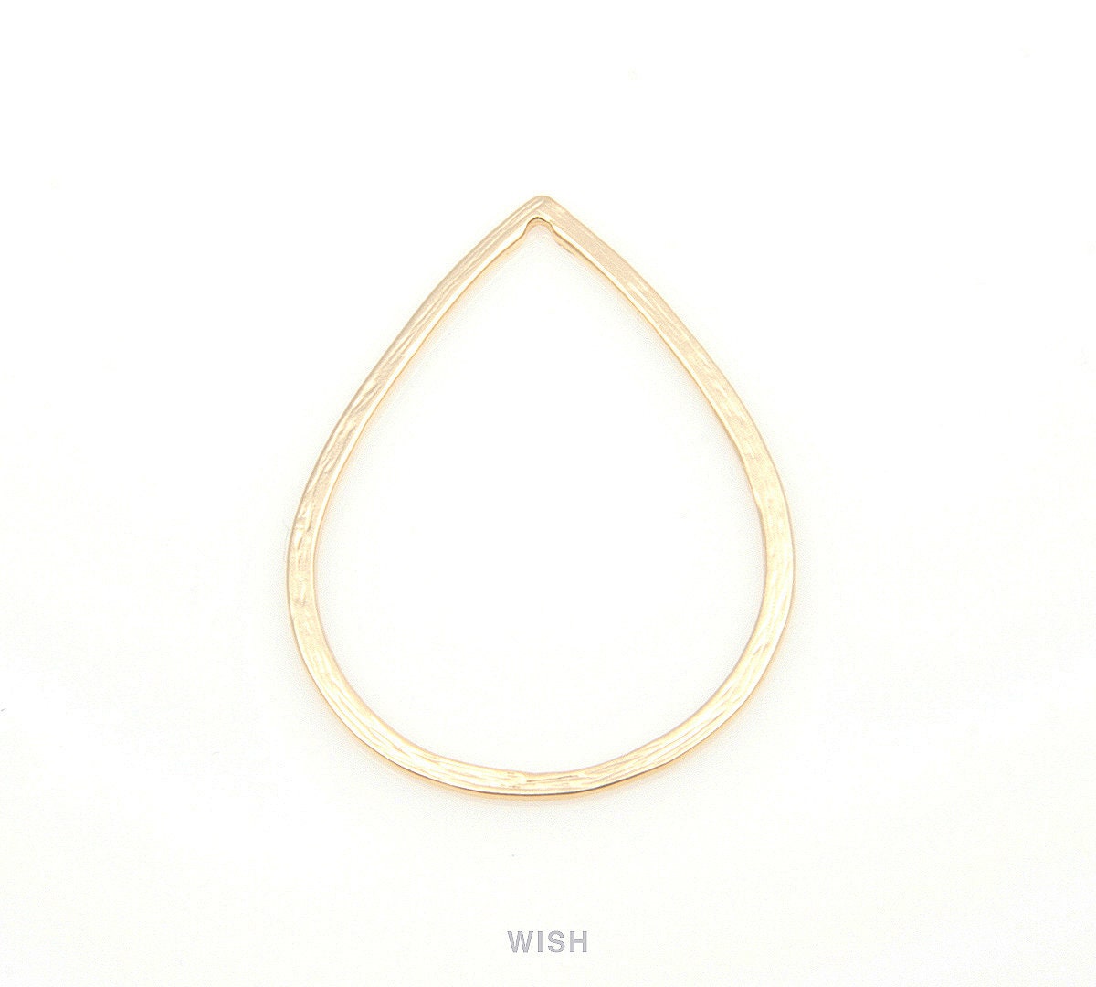 Open Teardrop Pendants in Matte Gold Teardrop Outline Charms - Etsy UK