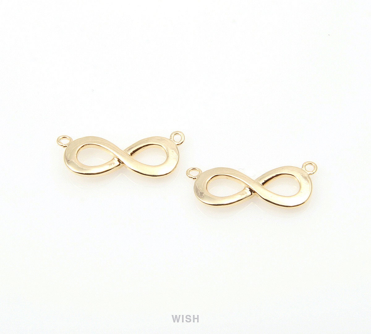 Infinity Pendant in Gold Gold Infinity Necklace Charm / 16k | Etsy