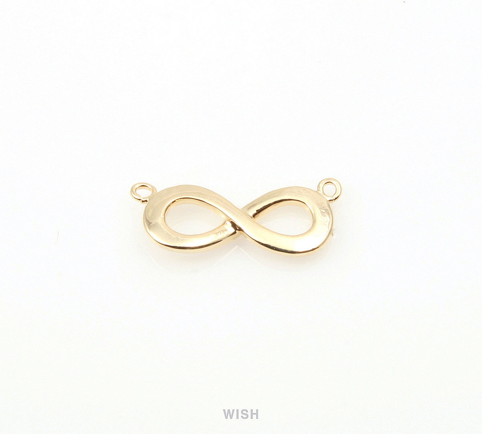 Infinity Pendant in Gold Gold Infinity Necklace Charm / 16k - Etsy