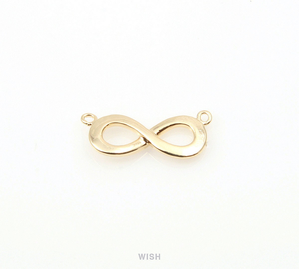 Infinity Pendant in Gold Gold Infinity Necklace Charm / 16k | Etsy