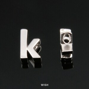 Lower Case Letter k in Matte Gold Small Letter - Etsy