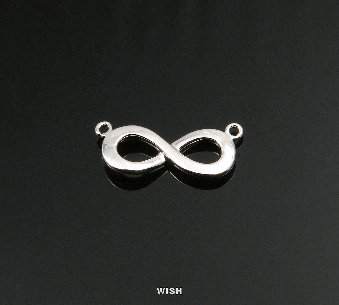 Infinity Pendant in Gold Gold Infinity Necklace Charm / 16k - Etsy