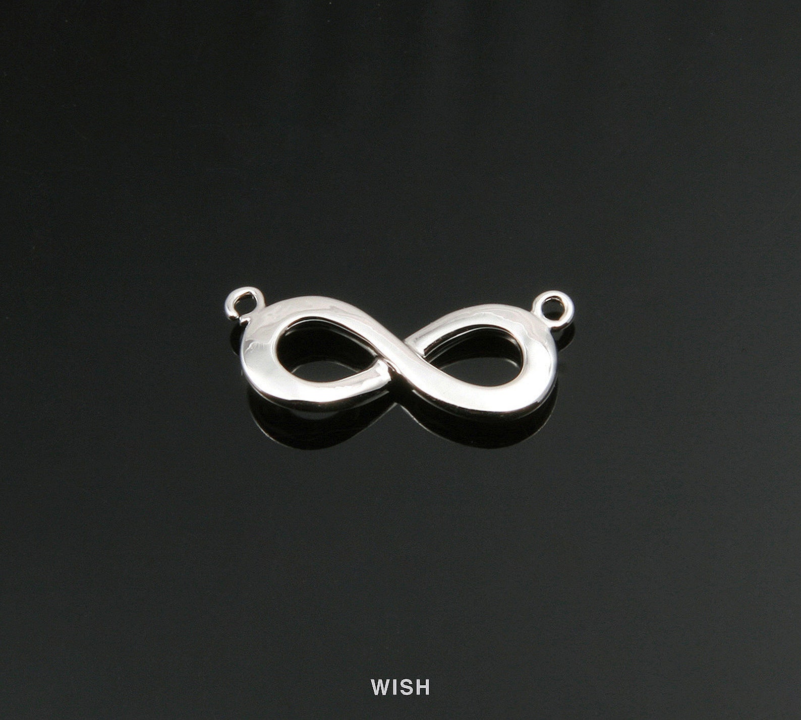 Infinity Pendant in Gold Gold Infinity Necklace Charm / 16k - Etsy