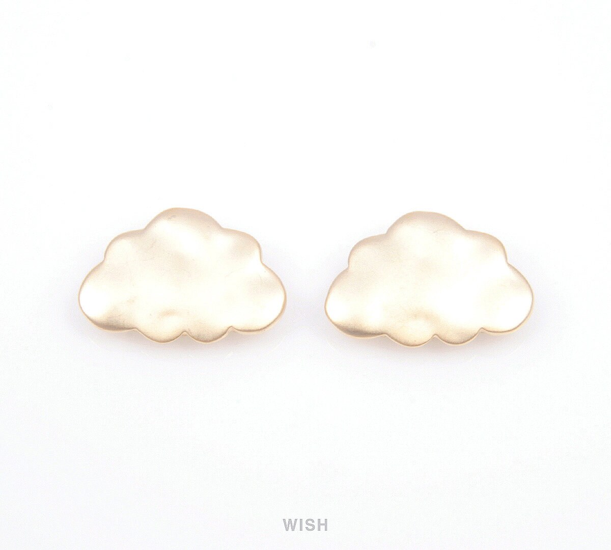 Cloud Pendants in Matte Gold Cloud Charms / Matte Gold / - Etsy