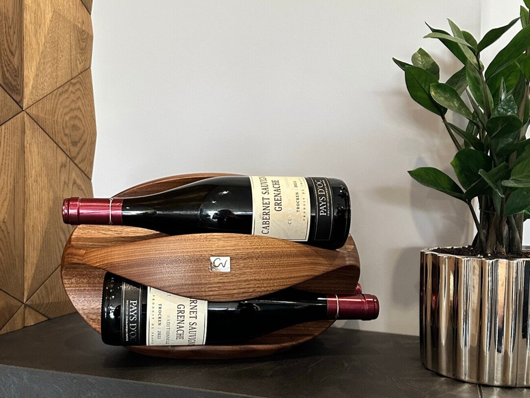 Wine Rack for Countertop Anniversary Gift and Birthday Gift Beautiful ...