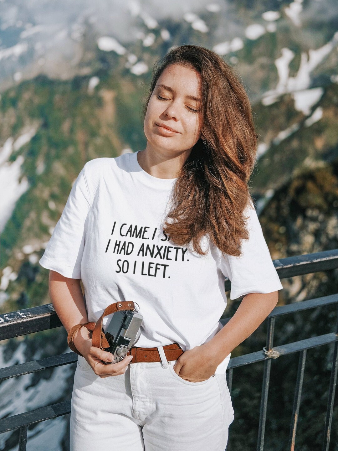 Ich kam, ich sah, dass ich Angst hatte, also links ich T-Shirt, cooles ...