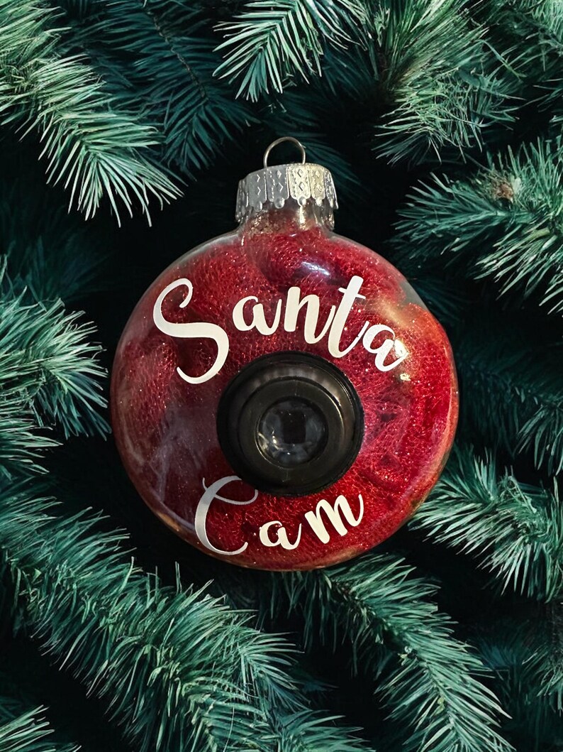 Santa Cam Christmas Tree Ornament - Etsy