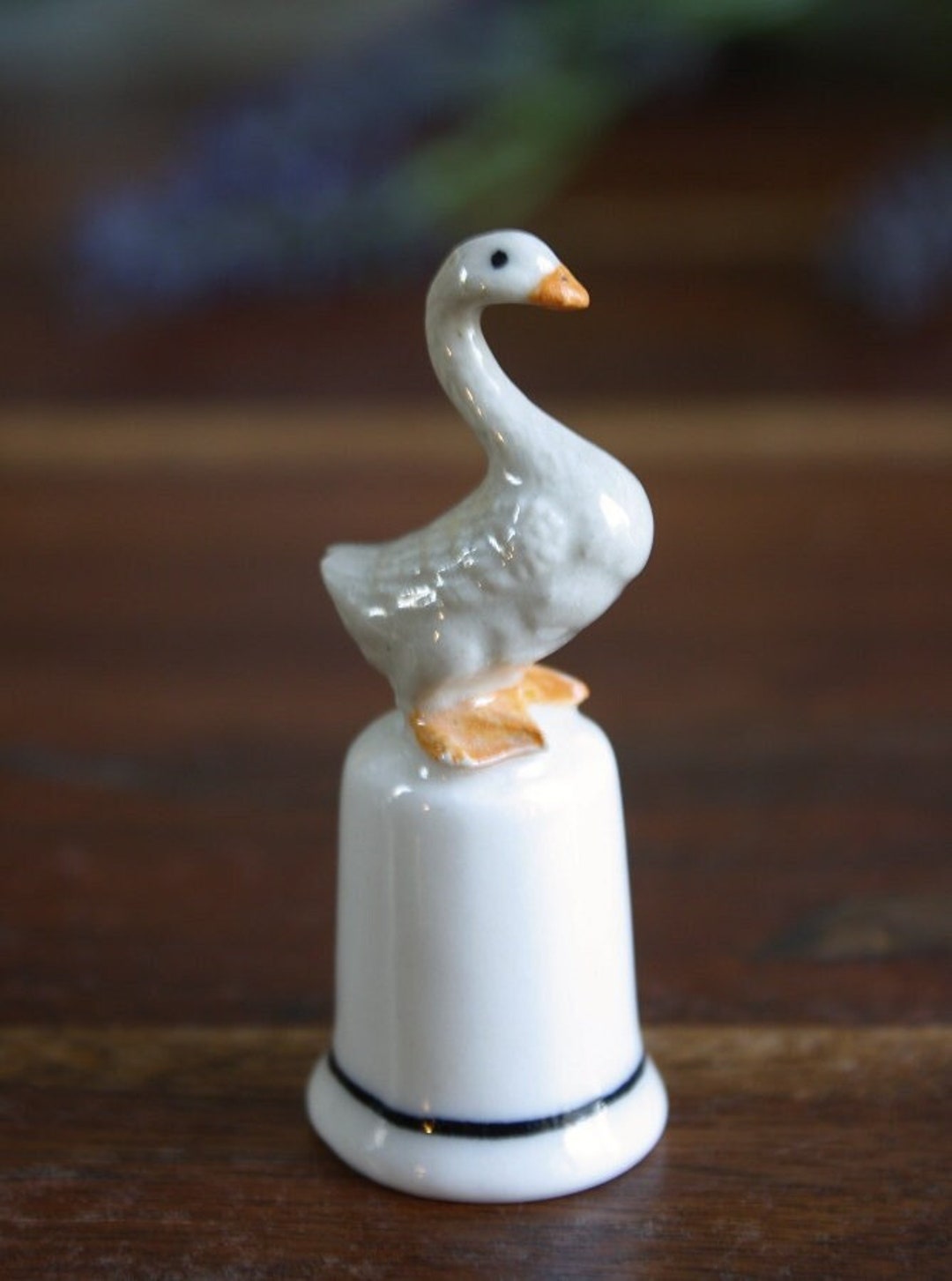 Goose Thimble, Goose Miniature, Thimble Collection, Handmade and ...