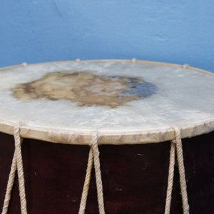 BIG Handmade Vintage Indian Dholak Musical Instrument, Dholak Mango ...